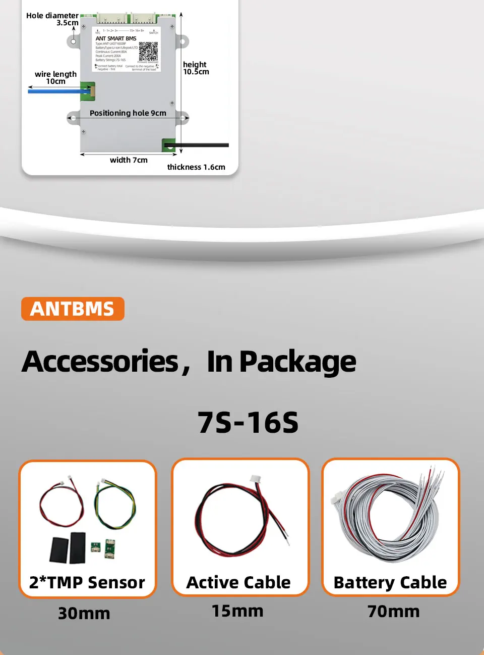 Ant Bms 17s-24s 50a 100a 130a 180a 220a 300a 340a Ant Smart Bms With Bt ...