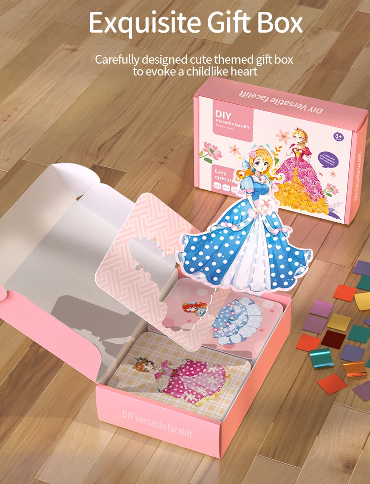 Customized DIY 3D Drawing Board Cards for Kids' Education