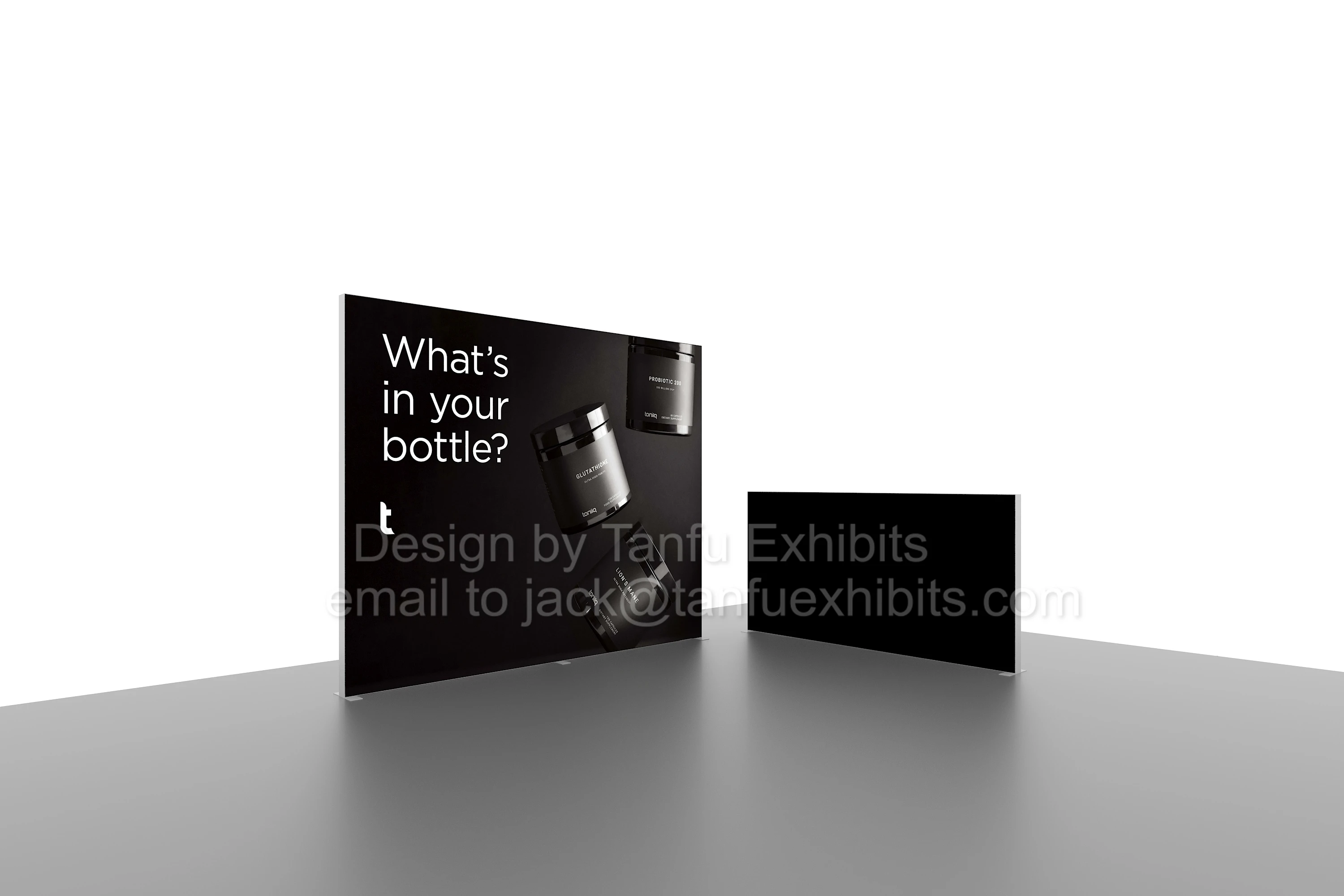 Customized Exhibition Tradeshow Light Box Banner Easy to Assemble ...