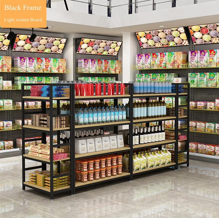Grocery Store Display Racks /shelves For General Store Supermarket ...