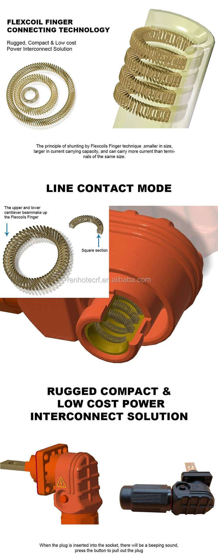M8 M6 Copper Busbar Lug Terminal High Current Connector 100A 150A 200A ...