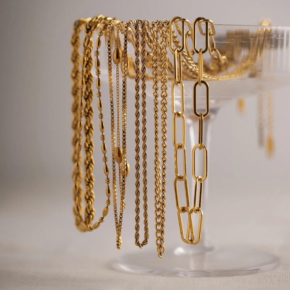 Chunky Twisted Miani Cuban Chain Chocker - 18K Gold PVD