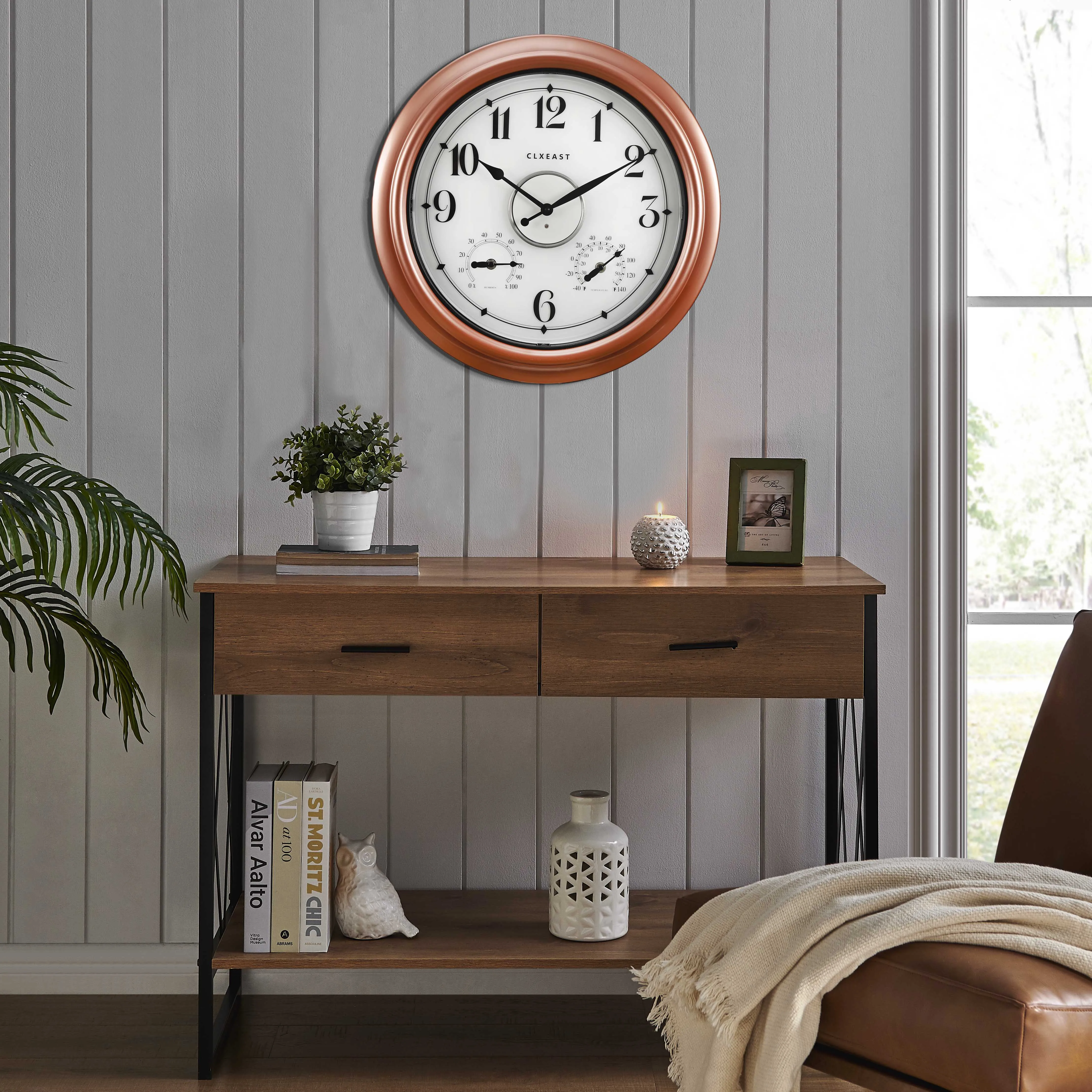 INFINITY TIME Wall Clock - Luxury Indoor & Outdoor Decor