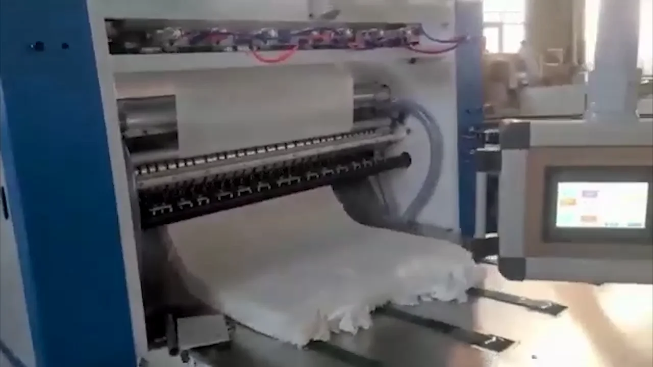 Quality Assurance Automatic Folding Paper Tissue Paper Making Machine ...