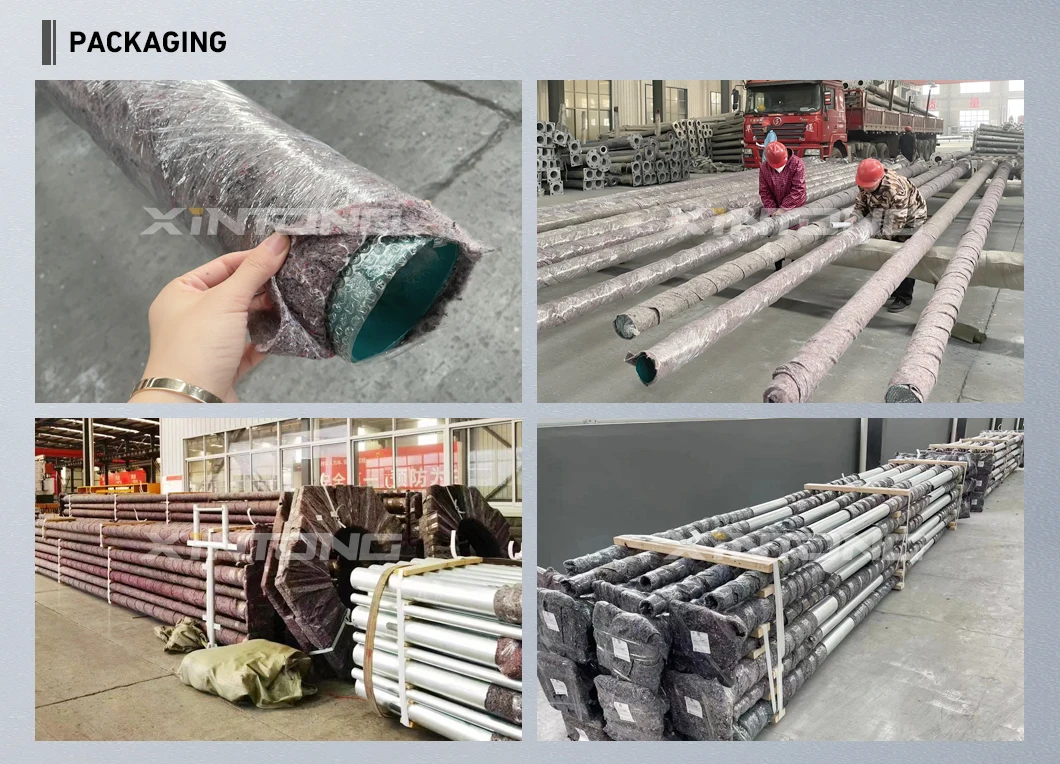 XINTONG 8M Galvanized Double Single Arm Octagonal Customized Street ...