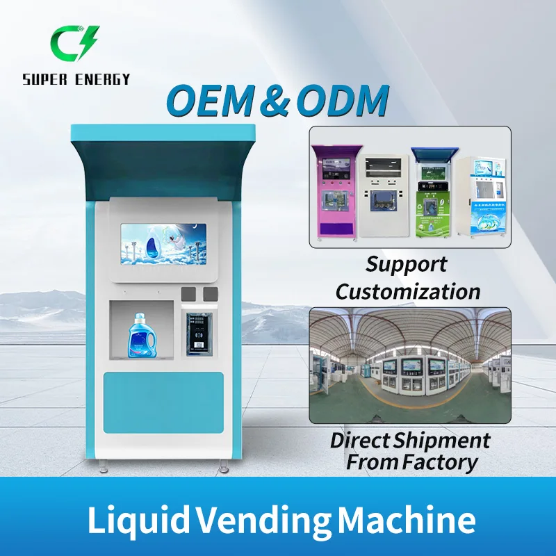 Automatic Various Liquids Vending Machine for Laundry Detergent Liquid ...