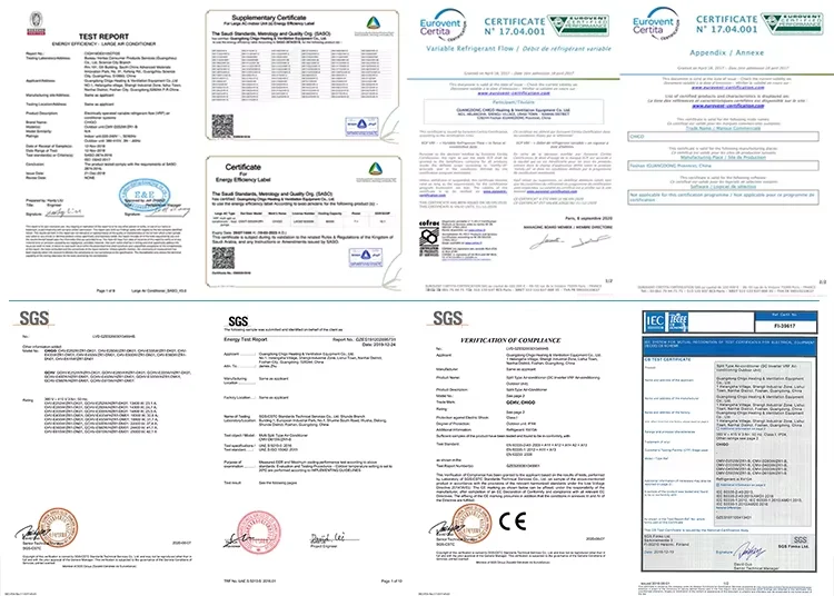ZERO Single Zone Split Air Conditioning Duct Indoor Unit for One to One ...