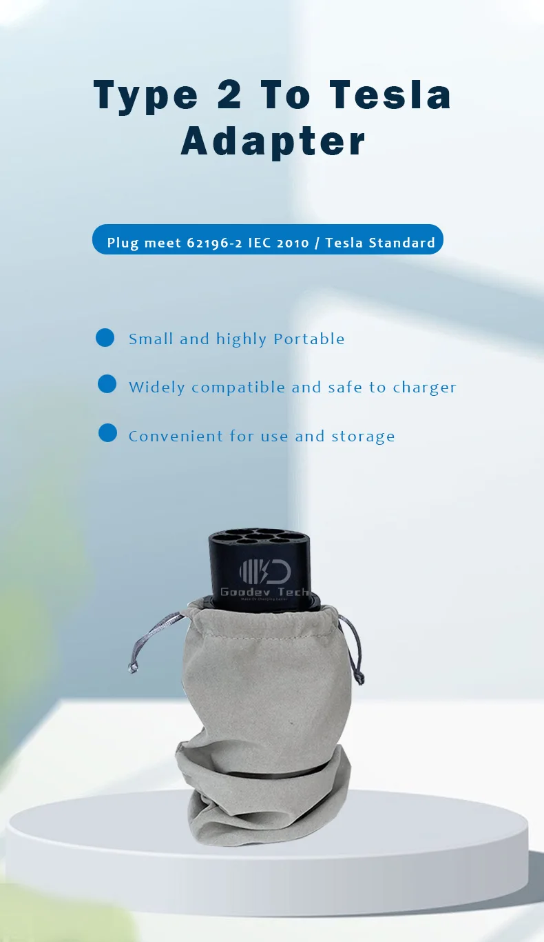 Type 2 Tesla EV Charging Adapter New Condition Electric Vehicle Car ...