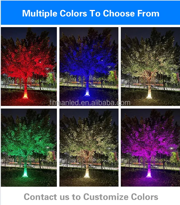 Outdoor Waterproof IP65 Palm Tree Ring Light Roman Pillar Holding Tree ...