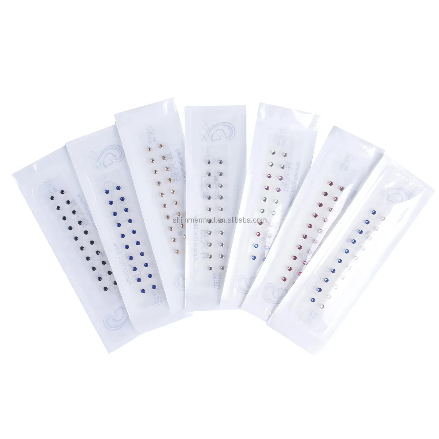 Crystal Magnetic 24k Gold Ear Seeds Magnetic Ear Pellet Seeds For ...