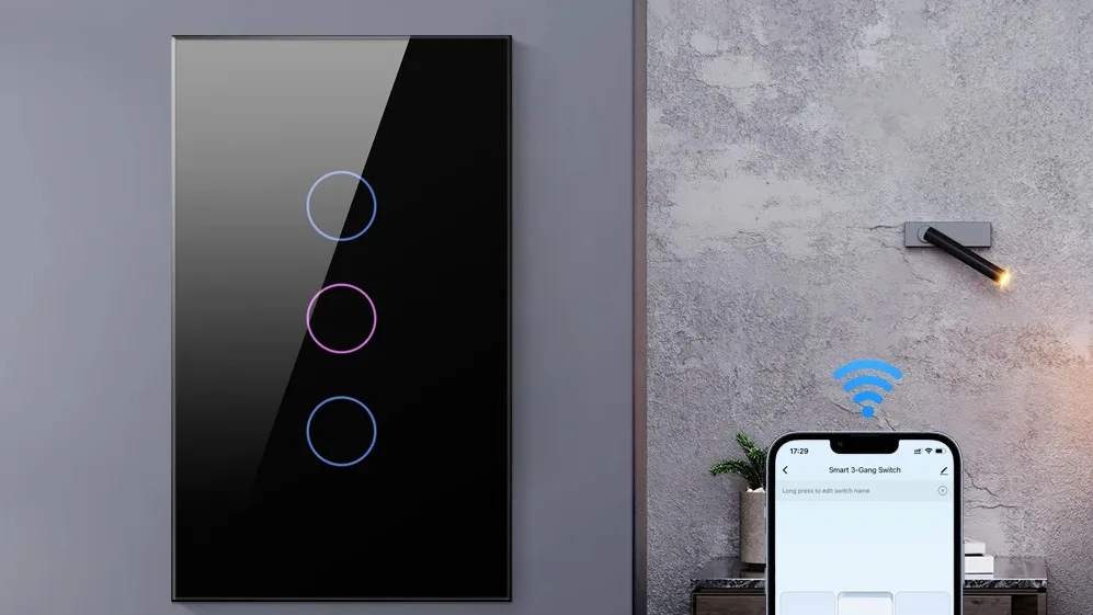 Avatto Smart Zigbee Wall Light Switch Led Light Touch Switch Glass ...