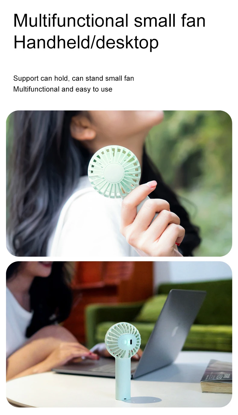 Factory Wholesale Charging Battery Table Foldable Handheld Fan USB ...