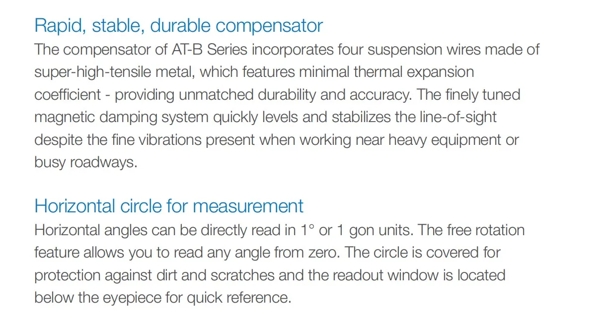 Accuracy Compensator Digital Level Surveying Equipment At B4 At B4a