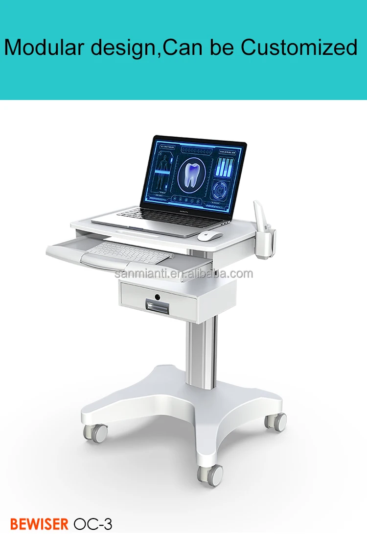 BEWISER OC-3 Medical Dental Trolley - Versatile & Durable