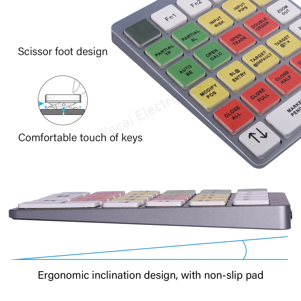 Programmable Wireless Keypad for Forex Trading - YC-NB101