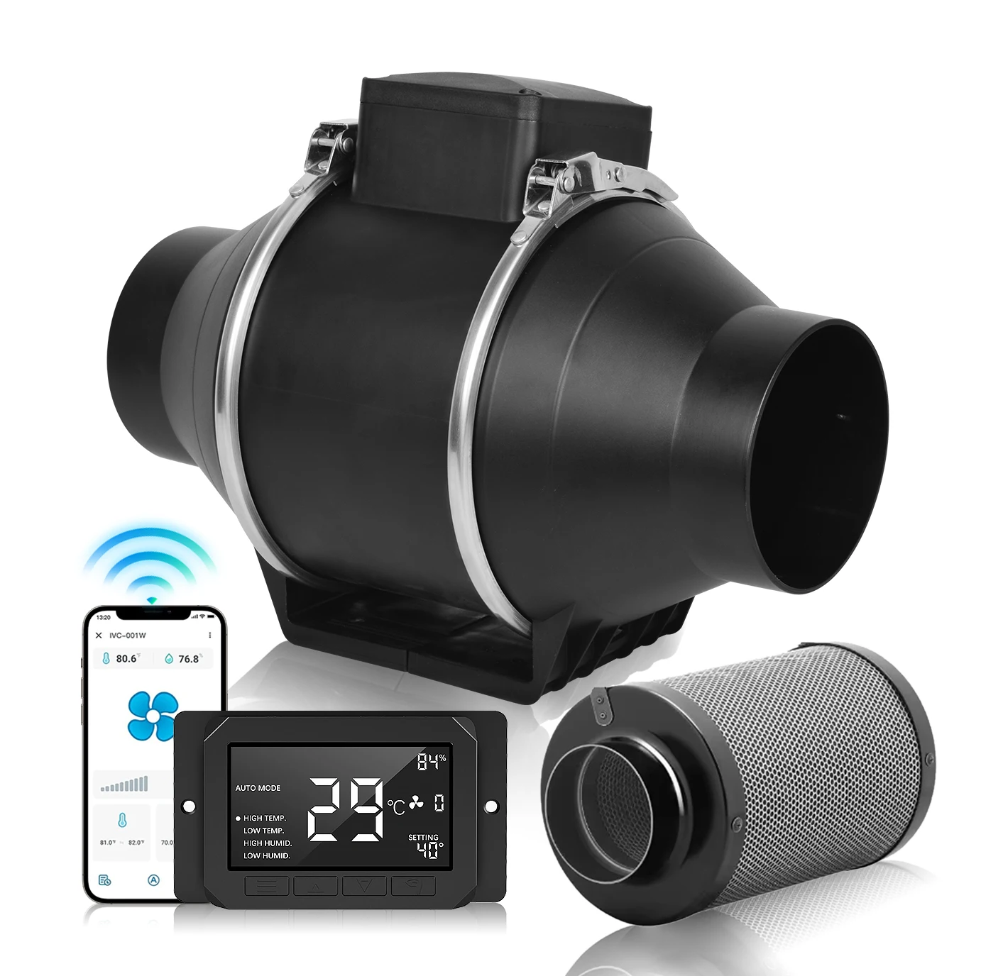 DEFENG factory BLDC MOTOR plastic ducted engines HVAC and with Variable ...