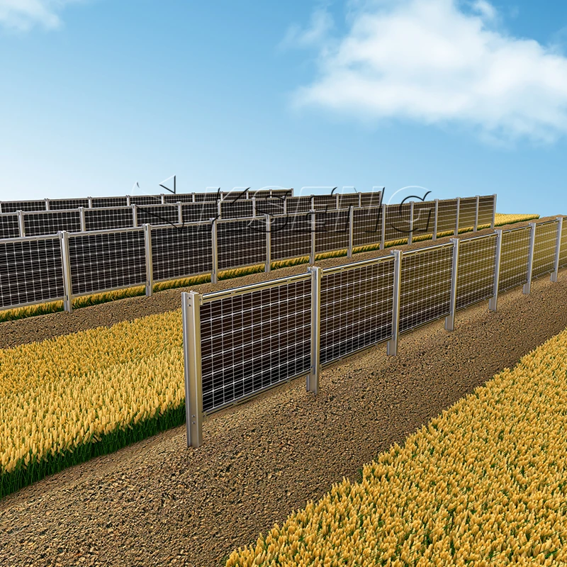 Hot Sale Ground Mount Solar Racking Systems for Vertical Solar Farms