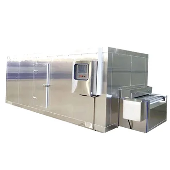 Iqf Tunnel Freezer With Solid Conveyor Belt For Seafood Fish - Buy ...