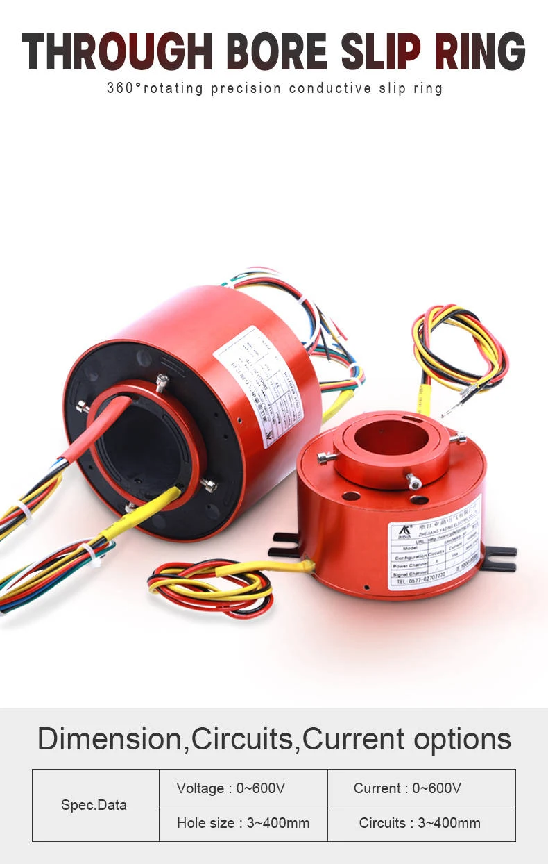 Hollow Shaft Slip Ring - 360° Rotating Power Solutions
