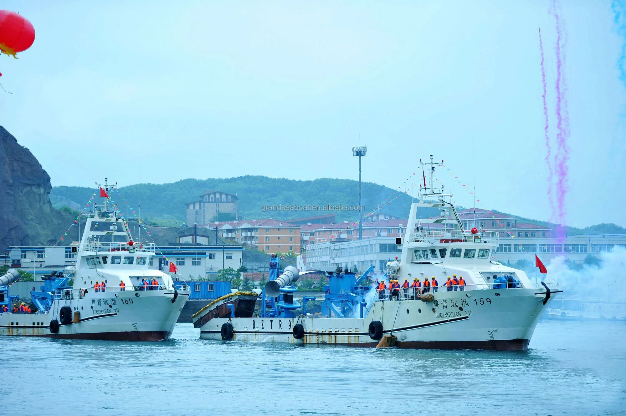Grandsea130ft/40m Steel Ocean Commercial Purse Seine Fishing Boat for ...