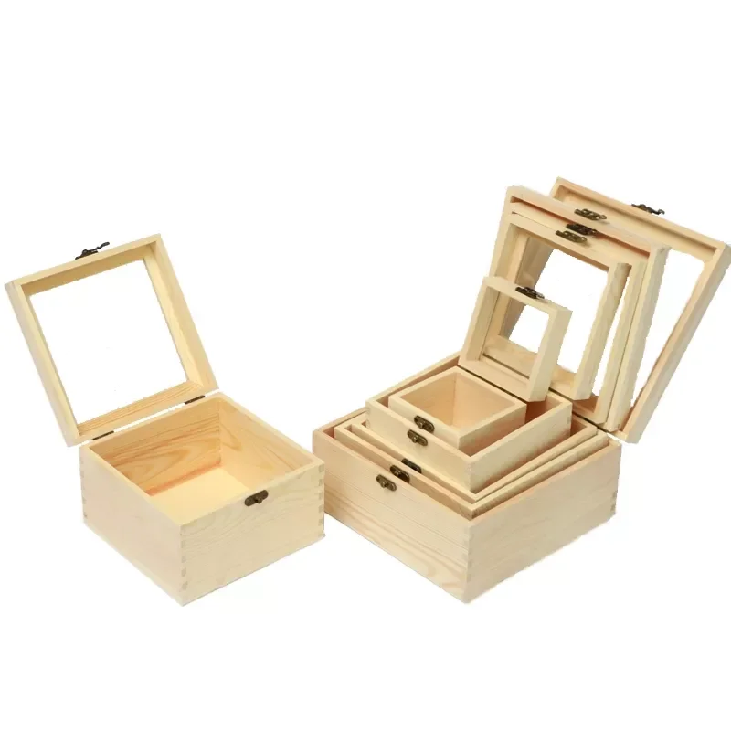 Customized Unfinished Wooden Boxes - Wholesale Available