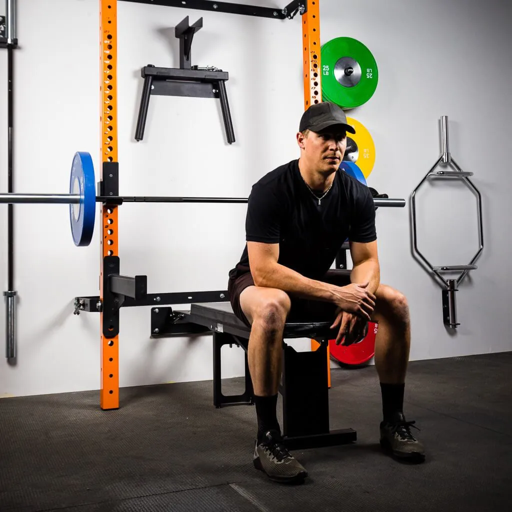 Wholesale Wall-Folding Squat Rack with Multi-Grip Bar - Versatile ...