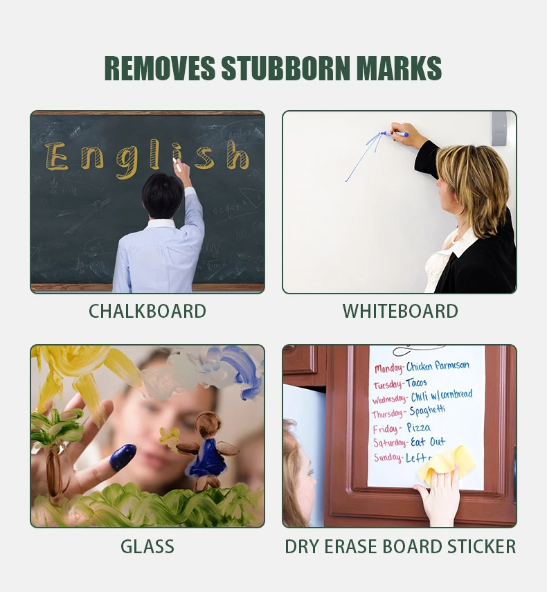Elon Natural Chalkboard Cleaner Spray Whiteboard Cleaner 10 Oz Dry Erase Marker Board,And ...
