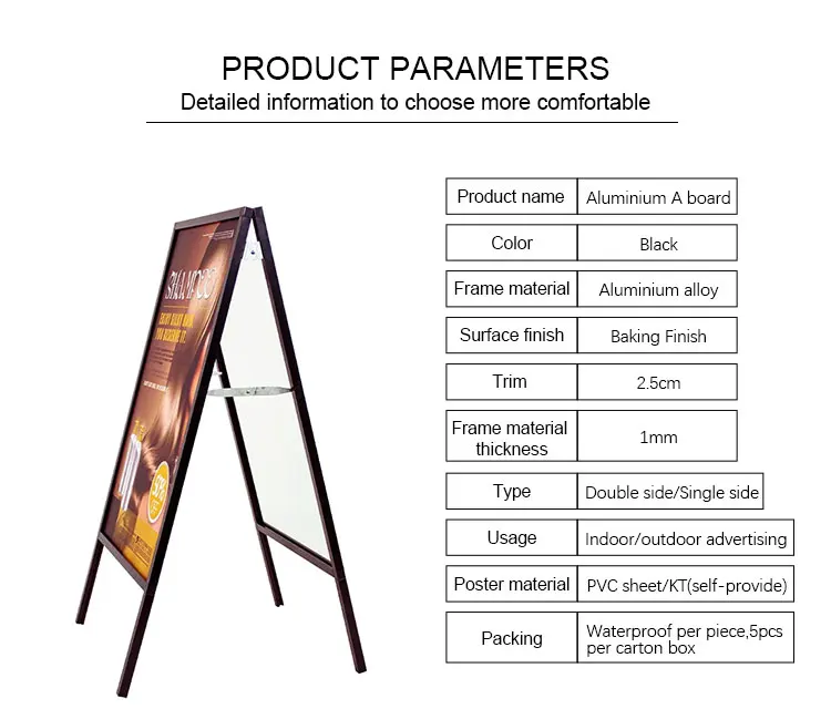 Outdoor Water Injection Portable A-Frame Double Sided Pavement Sign ...