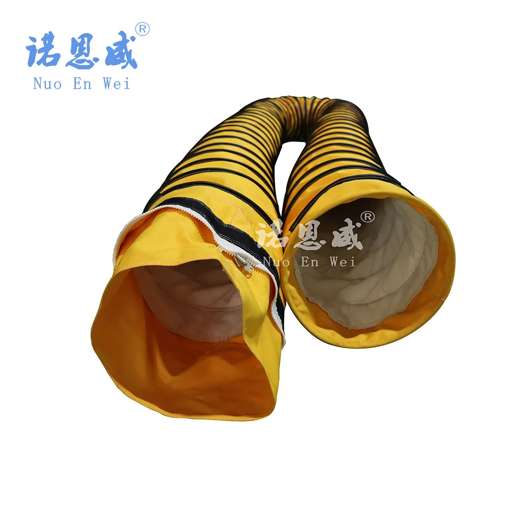 Customizable Retractable Aircraft Ground Air Conditioning Duct