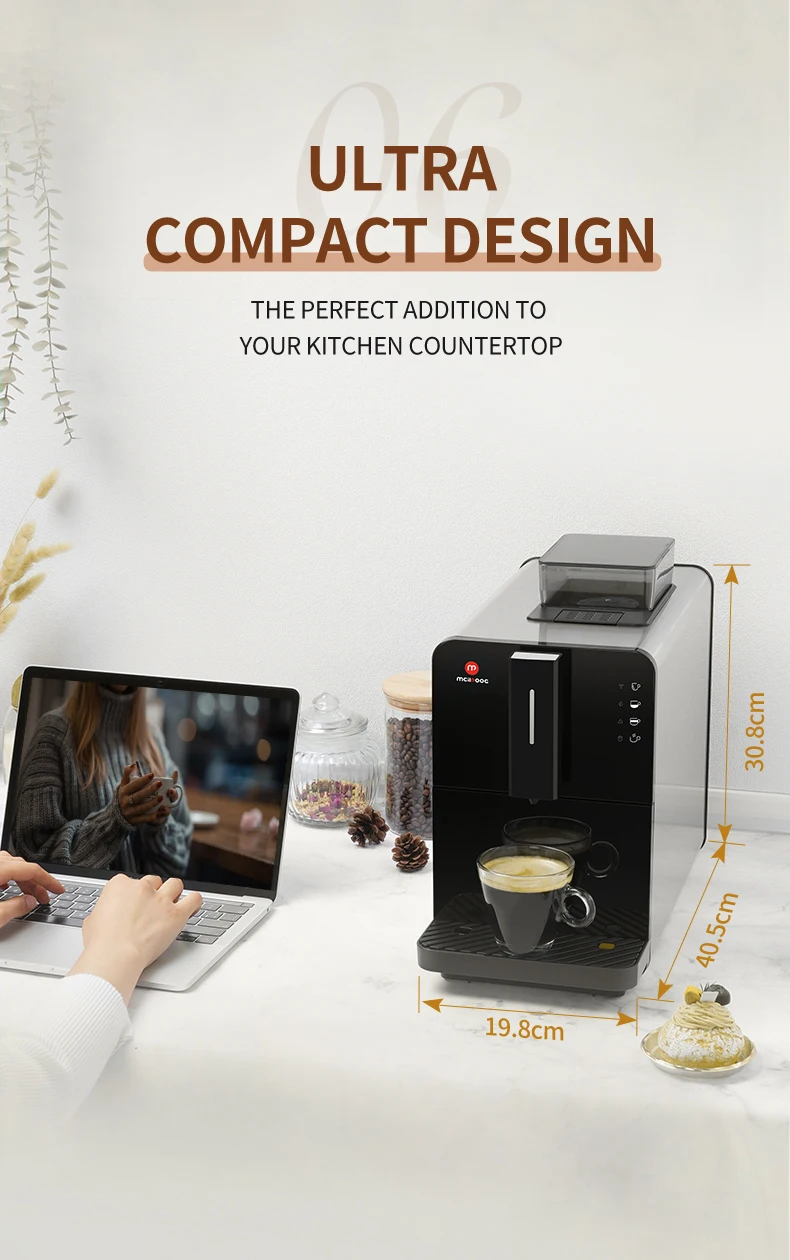 Smart Wi-Fi Espresso Machine - Automatic & App-controlled