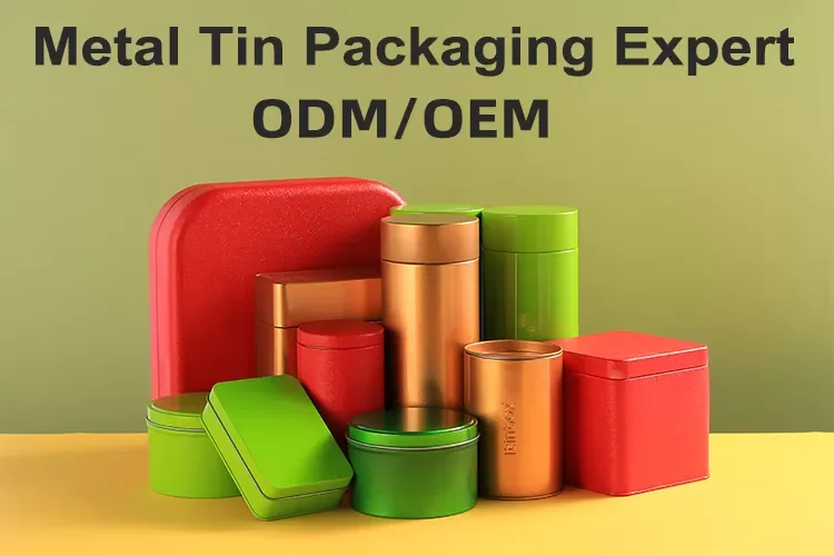 Small Mini Square Silver Plain Aluminum Tea Tin Box Coffee Powder Spice ...