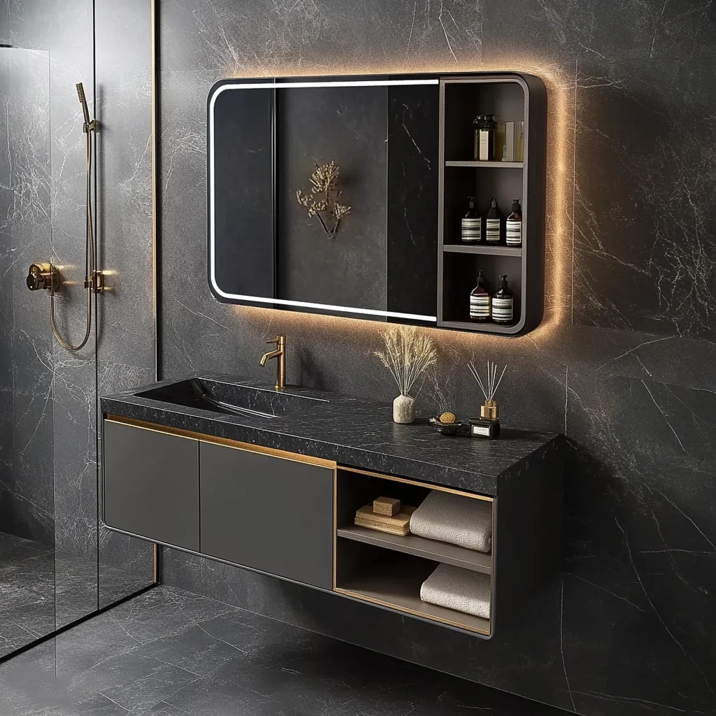 Alibaba.com: 36 inch bathroom vanity set with mirror and sink, modern ...