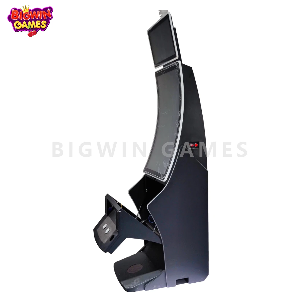 Customized Logo Skill Game Machine Curved Touch Screen Metal Cabinet ...