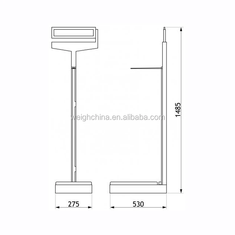 Alibaba.com: Mechanical adult weighing scale with height rod, durable ...