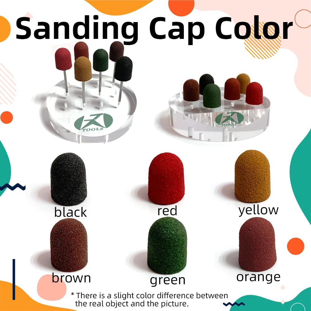 Brown Foot Care Tools Pedcure Sanding Caps Grinding Bands Block ...