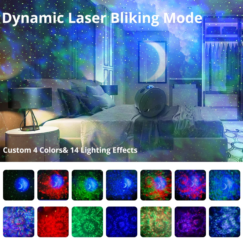 KSWING Custom Starry Sky Laser Star Lights Projector Night Galaxy Light ...