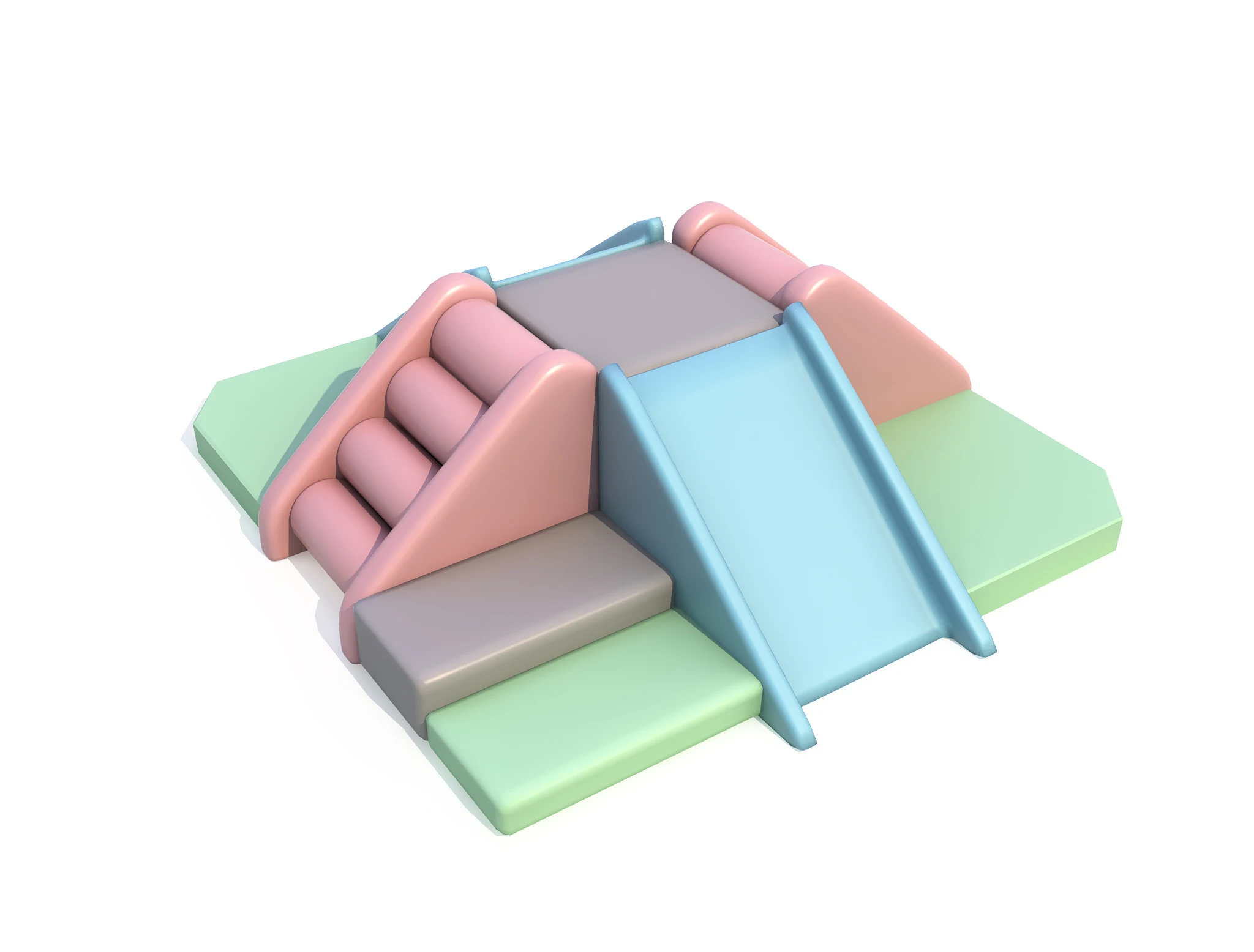 Children's Climbing and Sliding Soft Play Set - Sensory Integration ...