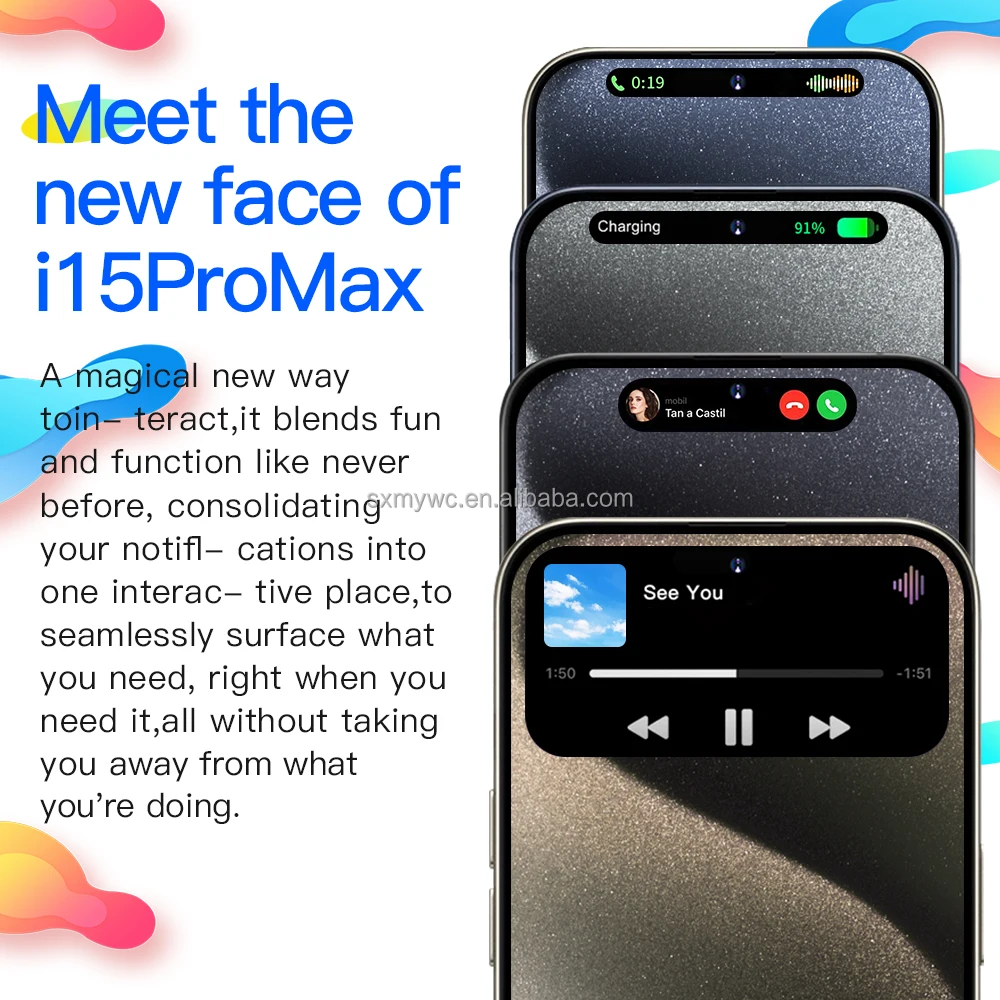High Quality 5g Version 15 Pro Max Unlocked Global Smartphone Strong ...