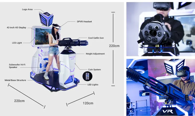 Vr Standing Battle Shooting Platform Indoor 9d Virtual Reality ...