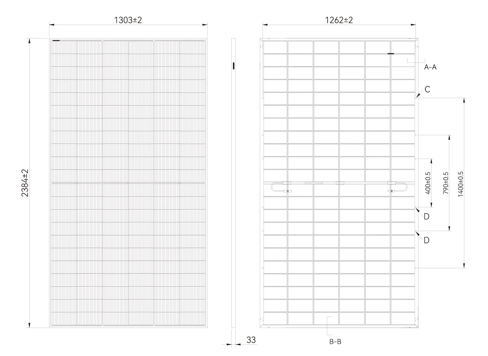 700-730W N-Type Bifacial Solar Panels for Efficient Power