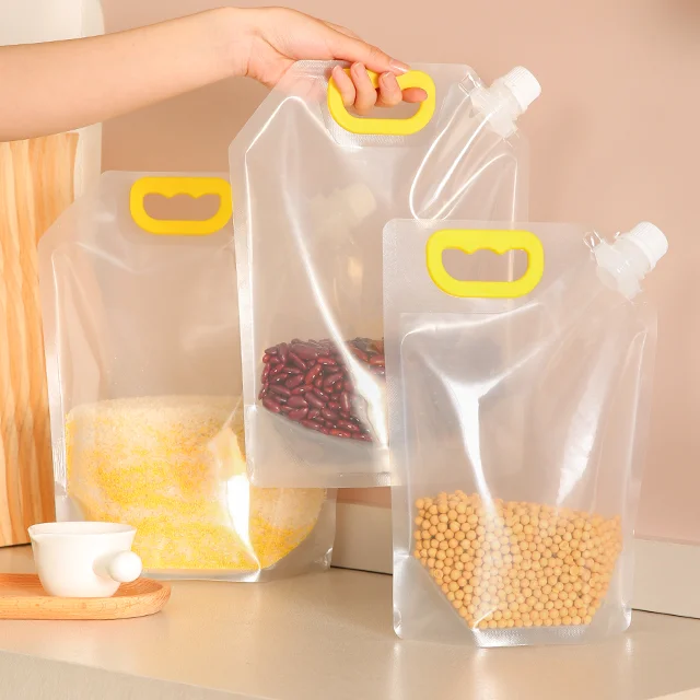 Food Grade Plastic Pouches - Clear, Moisture Proof Packaging