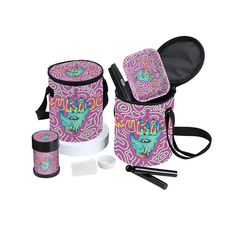 Rukioo Custom 7 In 1 Smoking Accessories Kit Bucket Bag Set With ...