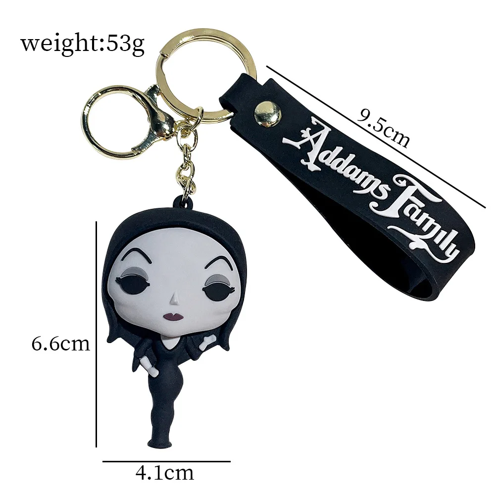 Hot 3d Keychain Pvc Wednesday Addams Keychain 17 Designs American Cool ...