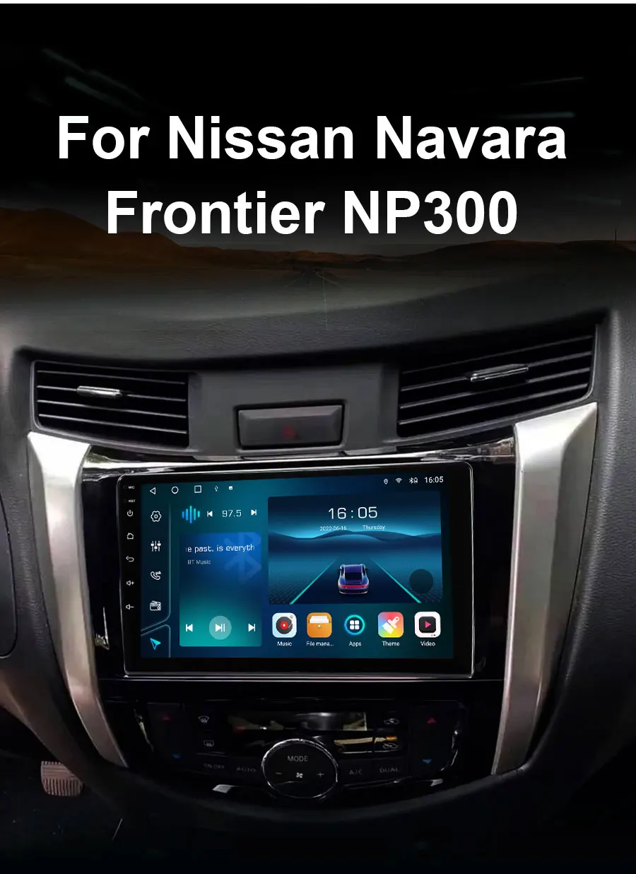Krando 9" Android Player For Nissan Navara Np300 2017 - 2021 Car Audio ...
