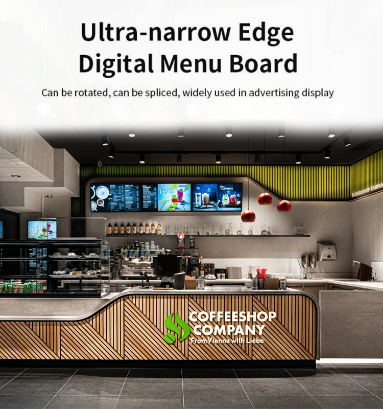 Factory Manufacturers Android System 65 Inch Wall Mounted Digital ...