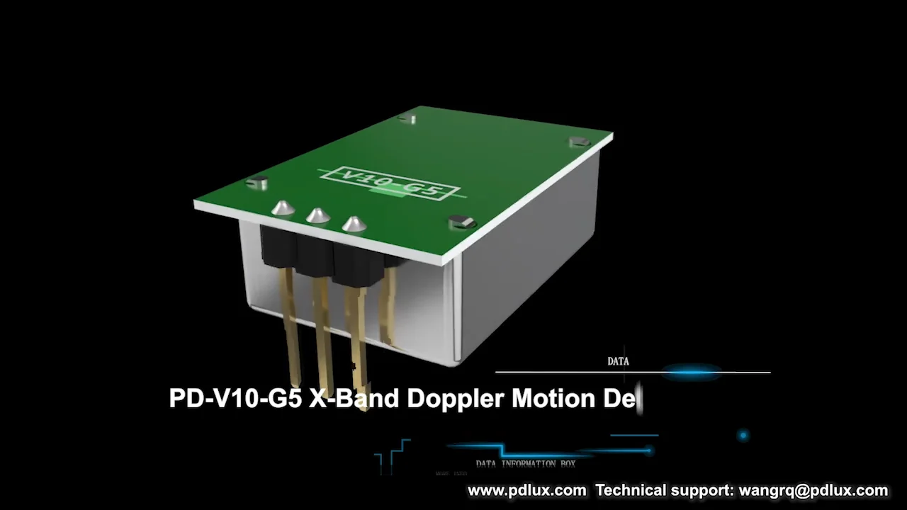 Pdlux Pd-v10-g5 10.525ghz Miniature X-band Microwave Doppler ...