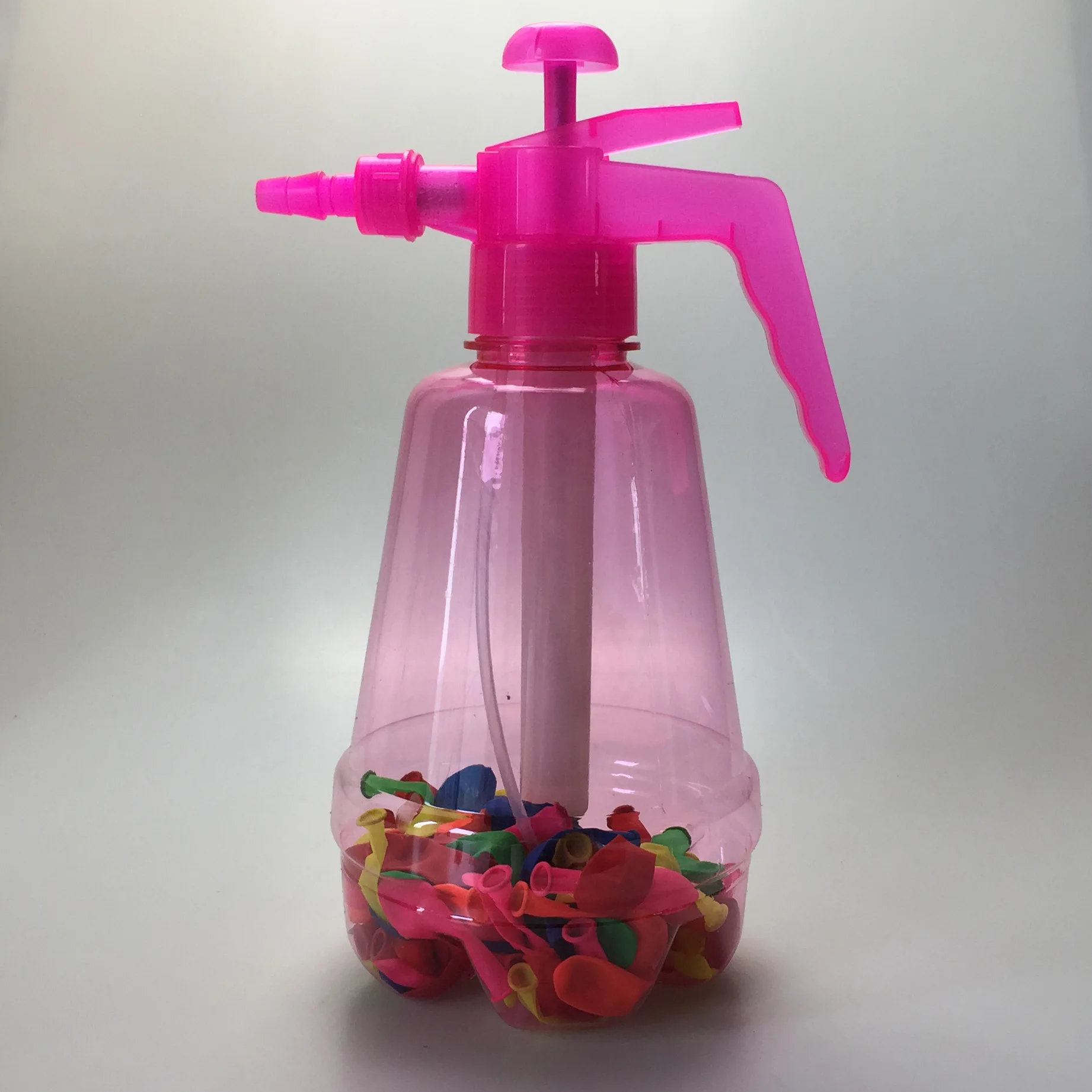 Balloon Jug Toy Children's Water Balloon Pressure Spray Kettle with 500 ...