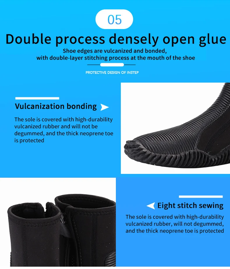 Sinodiving Anti-slip Diving Boot Paddling Waterproof Shoes for Men and ...