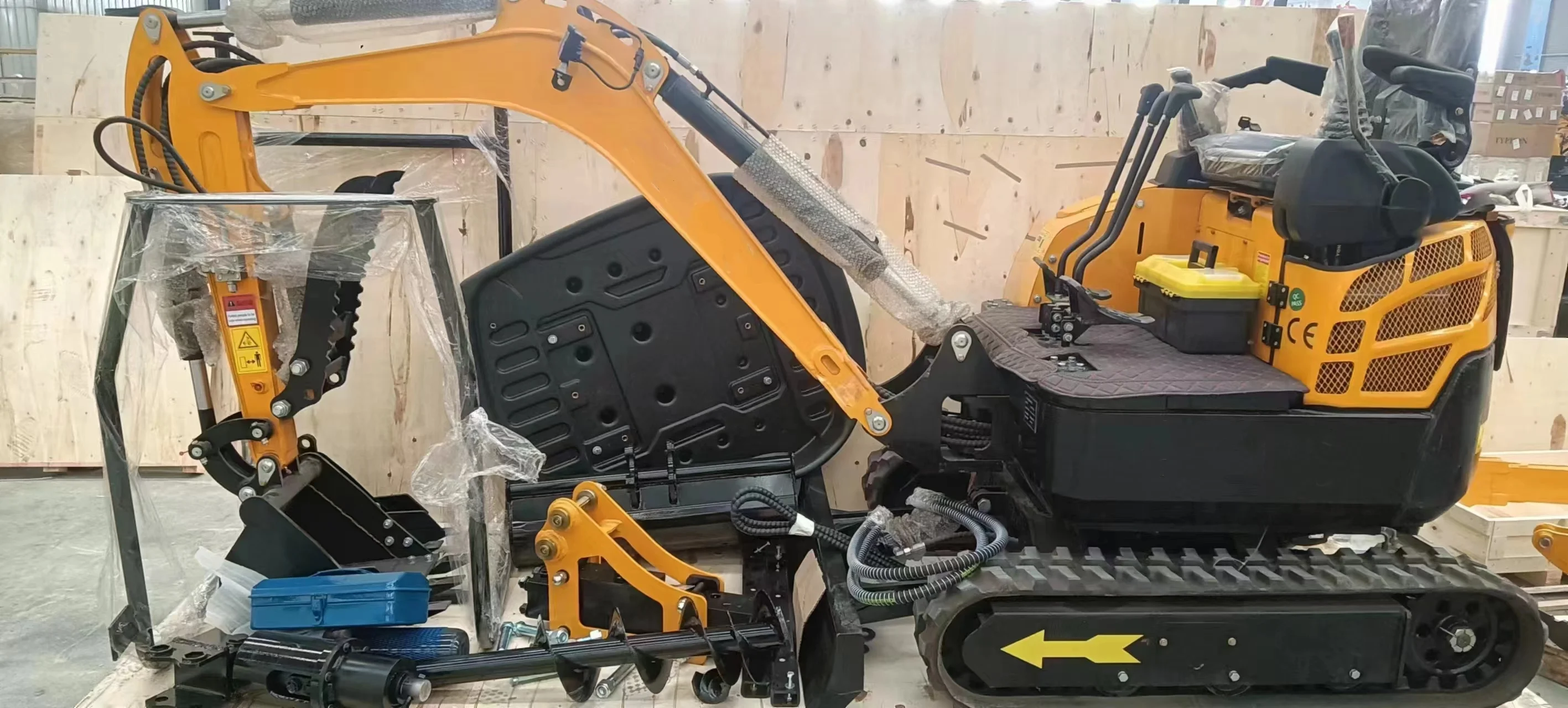 Mini Excavators with EPA Engines - 1.5 Ton Crawler Diggers