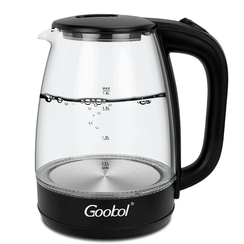 MASTER Chef Cordless Electric Kettle W/ Blue Light, Glass, | atelier ...